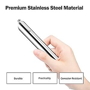 Restaurant Crumb Sweepers, Restaurant Crumb Cleaner, high quality Stainless Steel Crumb Scraper, Crumber tool for Waiters, Waitresses and Servers (1 PACK, Silver)