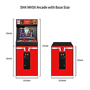 UNICO MVSX Base, 32" Tall Base Compatible with UNICO MVSX Arcade Machine