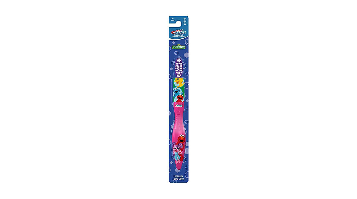 Crest Kid's Sesame Street Toothbrush for Ages 2-5 | Fun & Gentle Care