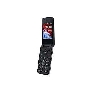 TCL FLIP 4056W 4GB 4G Unlocked GSM Flip Phone - for Senior Easy Use Gray