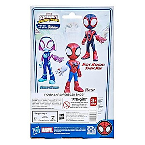 Marvel Spidey and His Amazing Friends Spiderman Action Figure with Web Shooter Accessory 22cm