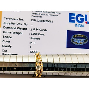 Near 1.00 Carat Diamond 14k Gold Engagement Ring Set For Women 3 Stone Bridal Ring Set 0.33cts Solitaire Round Diamond Pave Set Anniversary Wedding Bands (Color HI/Clarity I1-2) (white gold)