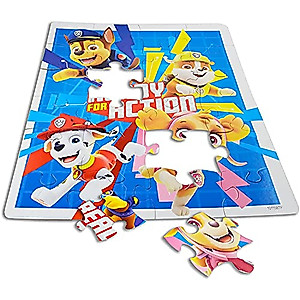 Paw Patrol 24-pc Puzzle Tin Lunch Box (7.75" x 6.25" x 3.25")