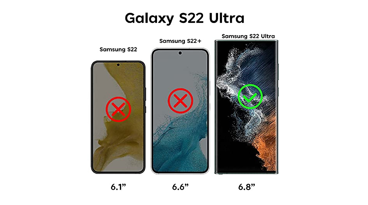 Mowei Galaxy S22 Ultra Screen Protector | 3-Pack