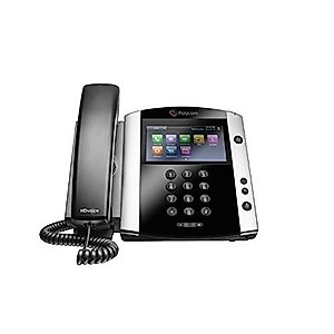 Polycom VVX 601 Corded Business Media Phone System - 16 Line PoE - 2200-48600-025 - AC Adapter (Not Included) - Replaces VVX 600 (Renewed)
