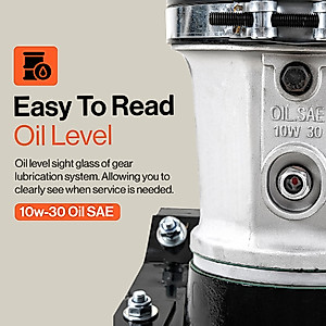 SuperHandy Jumping Jack Tamping Rammer 209cc 7HP 4-Stroke Gas Engine - 3500 lbs Impact Force, 137lbs Weight, 26" Max Compaction Depth, for Soil, Gravel, Footings, Concrete Slabs, and Foundations