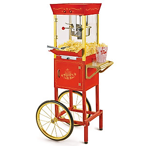 Nostalgia Popcorn Maker Machine + Benchmark 42030 Aluminum Speed Scoop