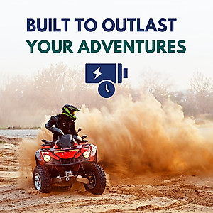 YTX14-BS Replacement For Honda Fourtrax 300 Battery (1988-2000) - Compatible With Honda TRX300FW Parts, TRX300 Fourtrax 300cc - 4x4 Four Wheeler Quad ATV Batteries - 12V 12AH Maintenance Free