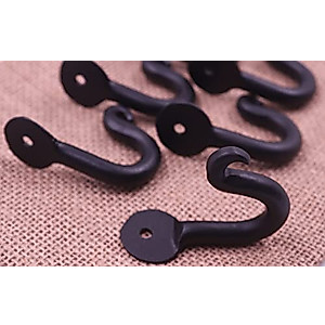 Pack of 20 Large Penny Single Robe Hook 2 Inch Iron Blacksmith Key Holder Towel, Handbags, Hat Hanging Perfect for Bathroom, Kitchen, Living Room by The Metal Magician