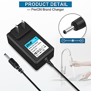 PwrON Ac Dc Adapter Replacement for Moen Kitchen Faucets 177565 163712 Model: 7594E 7185E 7565E S72308E 87350E Series faucets Power Supply Charger