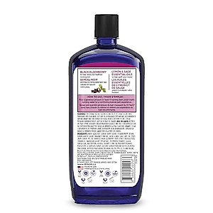 Dr Teal's Foaming Bath with Pure Epsom Salt, Black Elderberry with Vitamin D & Essential Oils, 34 fl oz (Packaging May Vary)
