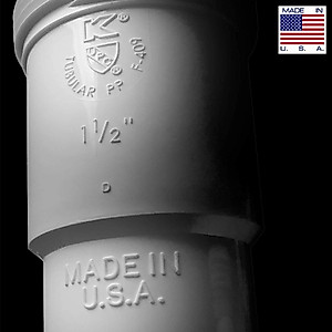 Plumb Pak 200WK P Trap, 1-1/4-Inch by 1-1/4-Inch, White (Pack of 2)