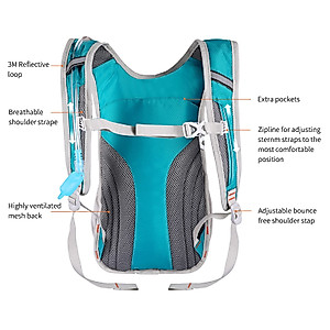 Hydration Pack,Hydration Backpack with 2L Hydration Bladder Lightweight Insulation Water Pack for Running Hiking Riding Camping Cycling Climbing Fits Men & Women