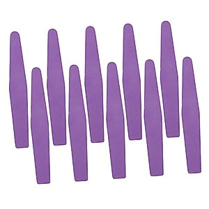 FOMIYES 10pcs Nail File Emery Board Natural Sponge Trim Buffing Block Manicure Buffing File Nail Buffer File Nail File Buffer Nail Buffer Block Grit Purple Newborn Pedicure