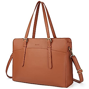 ECOSUSI Laptop Bag for Women 15.6 Inch Work Briefcase Tote Professional with Shoulder Strap for Business Travel Office
