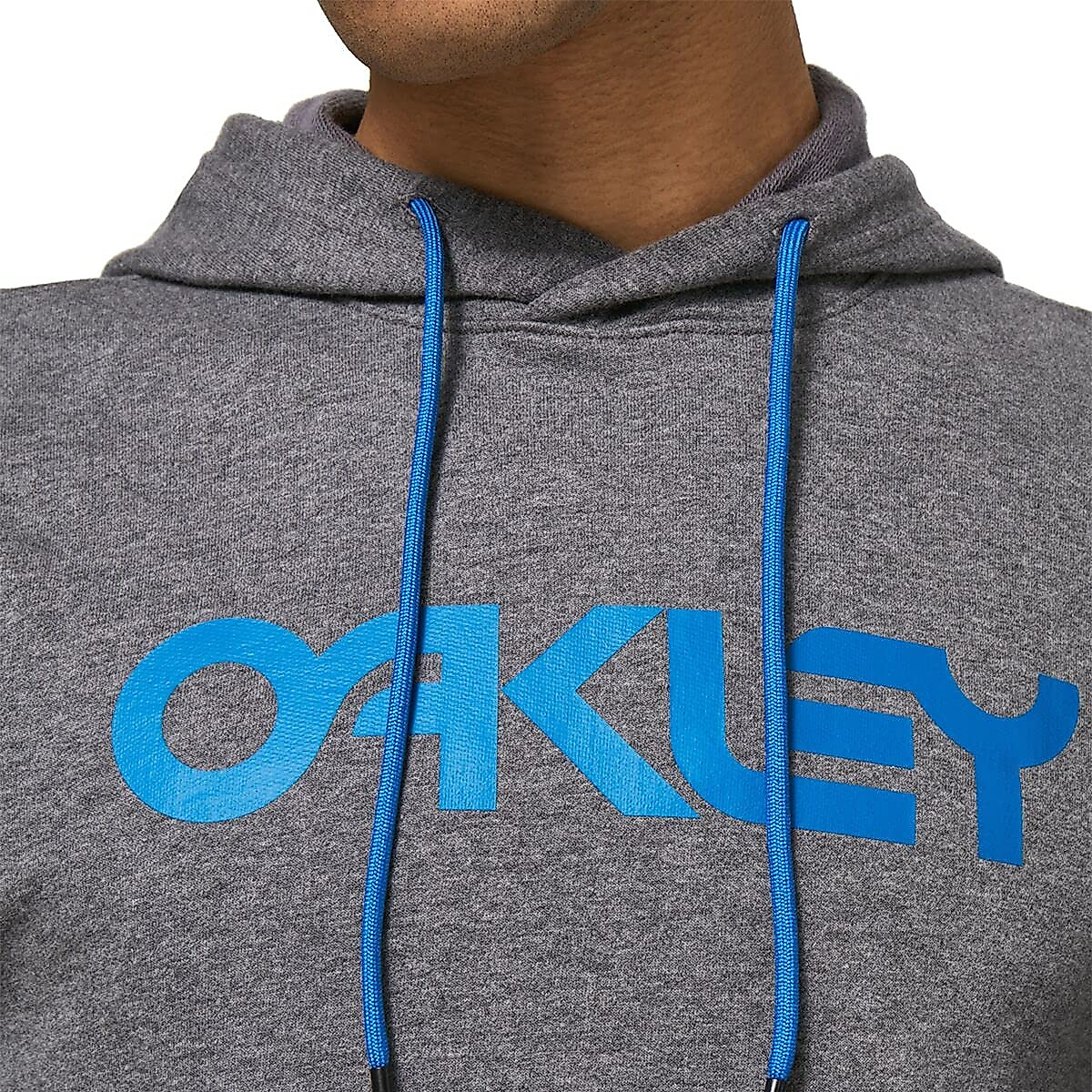 Oakley Men's B1B Pullover Hoodie 2.0, New Athletic Grey/Ozone, X-Large