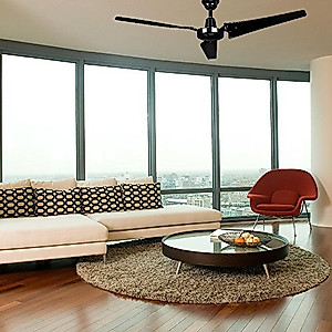 Hampton Bay 60 in. Black Industrial Ceiling Fan