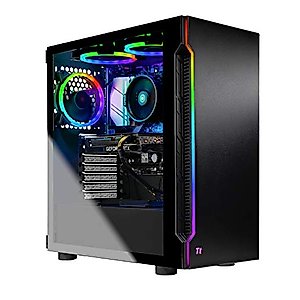 SkyTech Shadow 3.0 Gaming Computer PC Desktop - Ryzen 7 3700X 8-Core 3.6 GHz, RTX 3060 12GB, 1TB SSD, 16GB DDR4 3200, RGB Fans, AC WiFi, 600W Gold PSU, Windows 11 Home 64-bit, Black