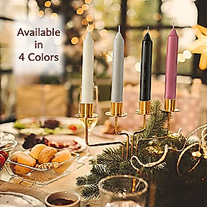 SPAAS Straight Candle Sticks - Pack of 8 6" Long Ivory Candles | 5 Hour Long Burning Unscented Candles for Emergency Candles, Chime Candles, Table Candles for Wedding, and Home Decoration