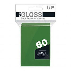 Ultra Pro Sleeves 60 d10 Card Game (Small, Green)