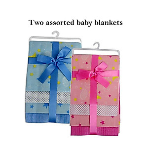 Gift Basket Dropshipping Double Delight Twins New Babies Gift Basket - Pink & Blue