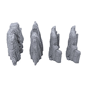 EnderToys Volcanic Rock Wall Set A, 3D Printed Tabletop RPG Scenery and Wargame Terrain for 28mm Miniatures
