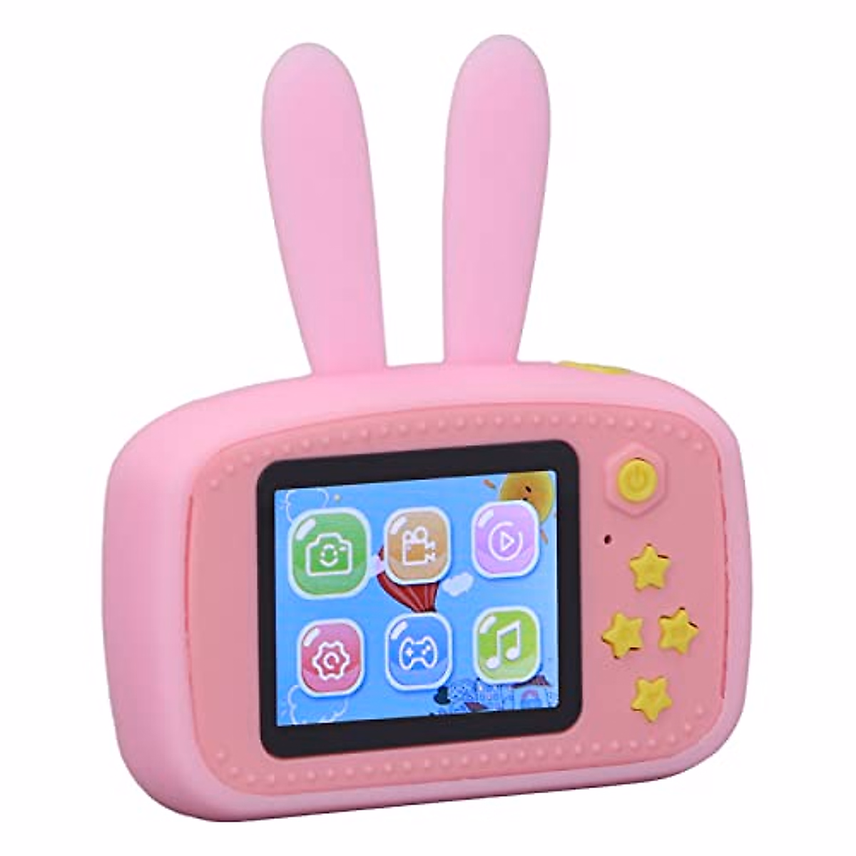 Hosi Baby Camera 2 Inch Auto Screen Protector Case Baby Camera MP3 Playback (Pink)