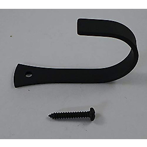 KPAVIR Set of 4 Wrought Iron Coat or Towel Hooks