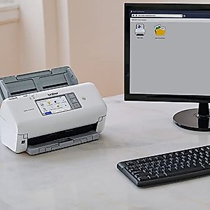 Brother ADS-4700W Professional Desktop Scanner with Fast Scan Speeds, Duplex, Wireless, and Large Touchscreen