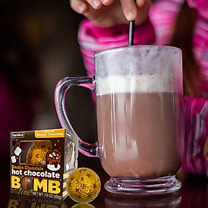 Double Hot Chocolate Hot Chocolate Melting Balls Pack of 6 with Mini Marshmallows Inside, 1.6 Ounce