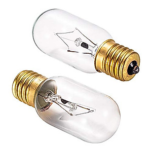 Light Bulb Fits for LG Microwave Oven - Microwave Light Bulb for LG Frigidaire Kenmore Whirlpool GE Over the Range Microwave, Dimmable with 125V 30W E17 Base, Kitchen Night Light, Repalces 6912W1Z004B