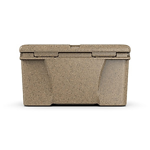 KENAI 45 Cooler | 45 qt Ice Chest Durable Rotomolded Insulated | Made in USA | Warranty for Life | for Beach Boat Camping Fishing Hunting | K45 | Sandstone