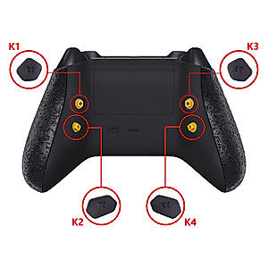 eXtremeRate Hope Programable Remap Kit for Xbox Series X/S Controller, Upgrade Boards & Redesigned Back Shell & Side Rails & Back Buttons for Xbox Core Controller - Textured Black