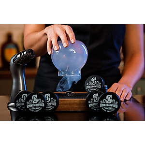 Smoked and Infused Cocktail Smoker Kit w/Torch - Six Flavors - Old Fashioned Gift Box for Men - Infuse Whiskey & Bourbon - Essential Home Bar Tools - Infuser for Bartender & Cocktails Lover (Graphite)