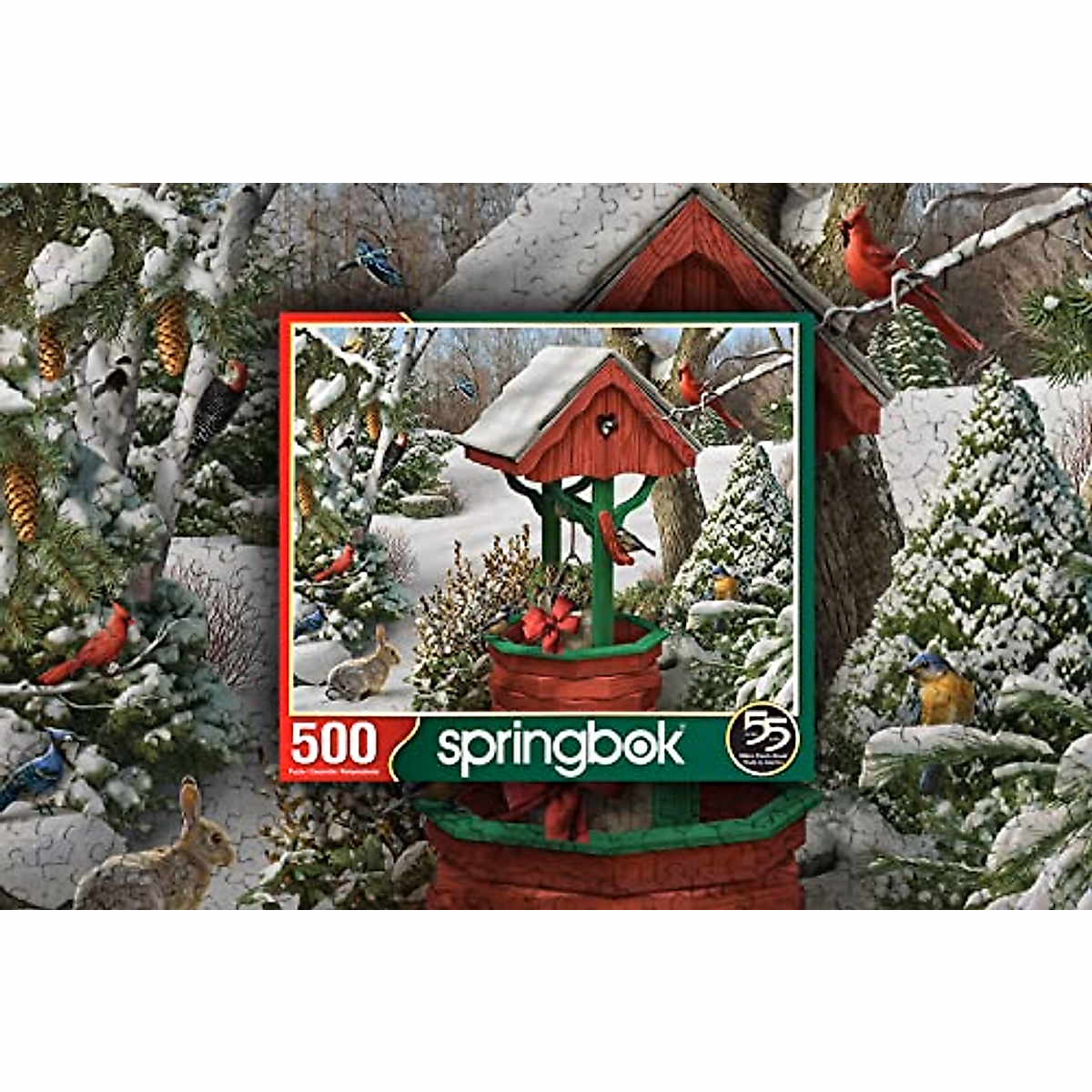 Springbok 500 Piece Jigsaw Puzzle Winter's Wish - Made in USA