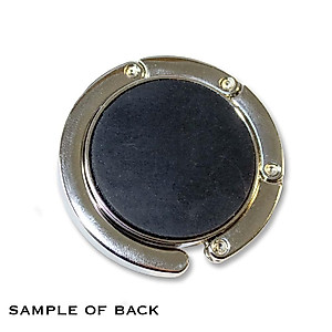 Vintage Asian Art Geisha Women Portable Handmade Handbag Bag Purse Hook Hanger Accessory Glass Metal