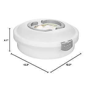 3-in-1 Plastic Cake Holder - Southern Homewares - Container for Cakes, Pies, Cupcakes, Muffins Dessert Carrier