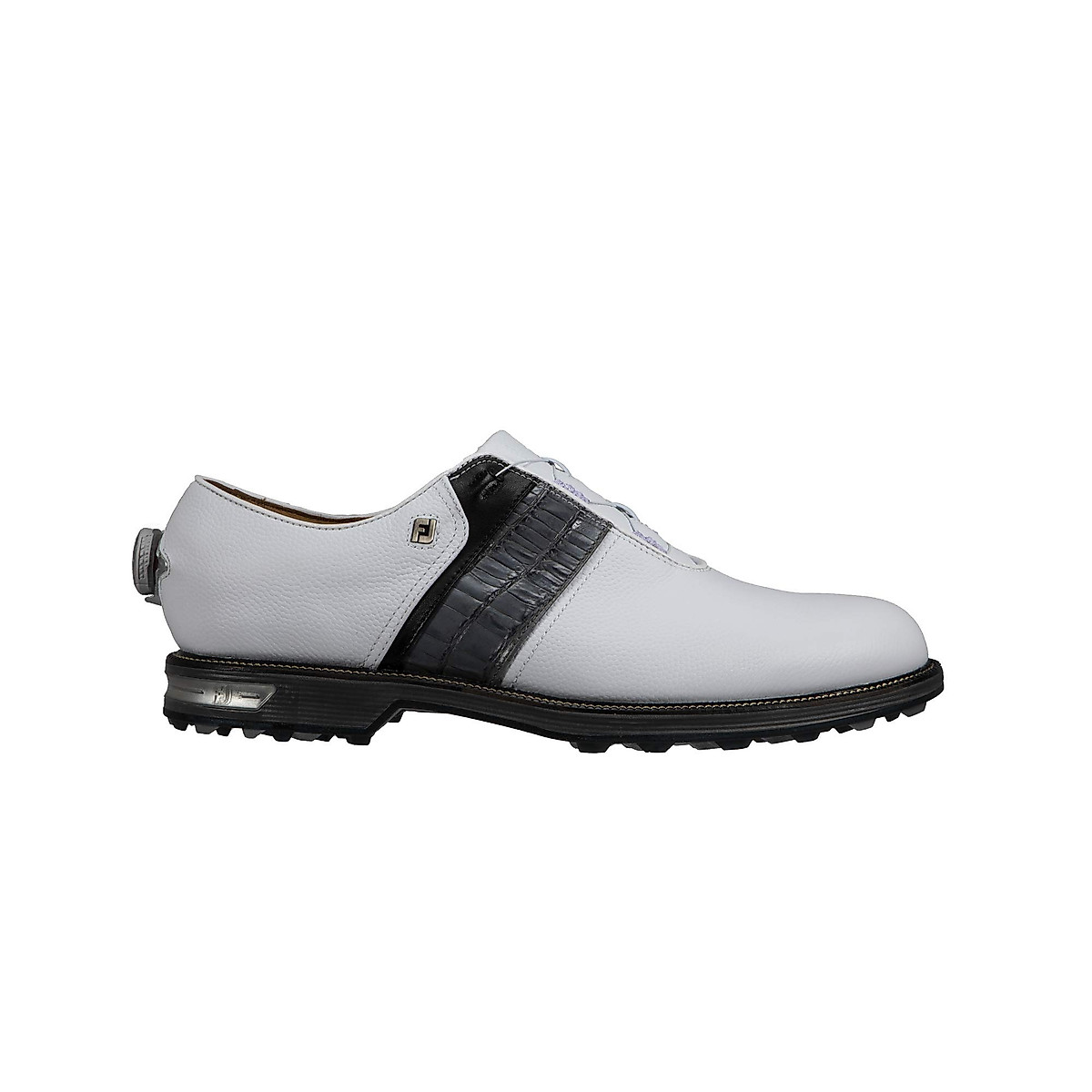 FootJoy Men's Premiere Series-Packard Boa Golf Shoe, White/Grey, 10.5