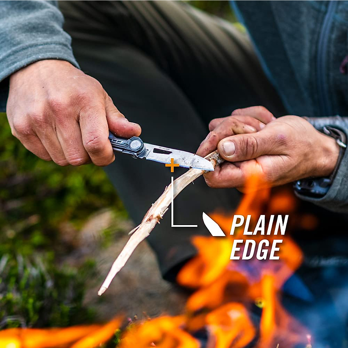 Gerber Gear Armbar Slim Drive Pocket Knife EDC Multitool with Screwdriver, Bottle Opener, Burnt Orange