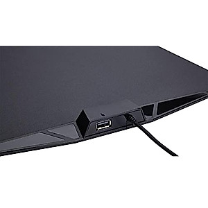 Corsair MM800 Polaris RGB Mouse Pad - 15 RGB LED Zones - USB Pass Through - High-Performance Mouse Pad Optimized for Gaming Sensors, Black