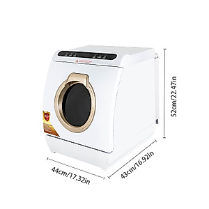 Countertop Dishwasher, Portable compactDishwasher with 7L Built-in Water Tank, No Hookup Needed, 5 Programs, 360° Dual Spray, Air-Dry Function, Mini Dishwasher for Apartments & RV combo travel