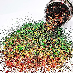 Terrain's a Harmonious Blend of Mixed Size Colour Changing Glitter. Available in 7 Sizes. (10gm Bag)