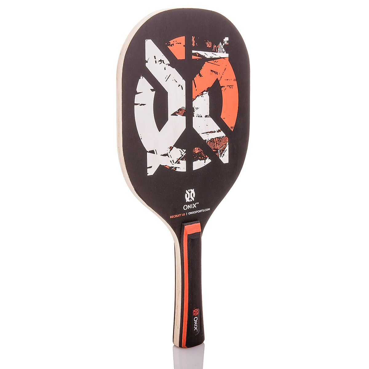 Onix Recruit 1.0 Pickleball Paddle, Black, 3 Pounds