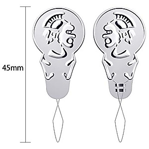 200 Pieces Needle Threader Stitch Insertion Hand Machine Sewing Tool Sizes 45 mm Aluminum Needle Threader Silver Tone Wire Loop for Embroidery DIY Sewing Crafts