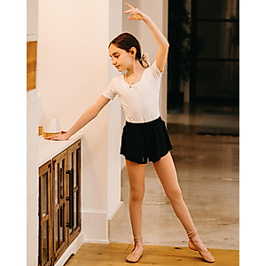 Stelle Girls Women Ballet Dance Convertible Tights Ultra Soft Pro Transition Tights (Tan, 6-8years)