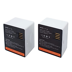 EBKK 2 Pack Replacement Batteries for Arlo Pro 4 / Pro 3 / Pro 5/5S 2K / Arlo Ultra/Ultra 2 Wireless Security Camera VMA5400 3.85V A-4a
