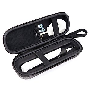 ProCase Toothbrush Travel Case for Oral-B Pro 1000 1500 3000 5000 7000 Sonicare 5100 6100 AquaSonic, Sonic Electric Power Rechargeable Toothbrush Carrying Case Holder Container -Black
