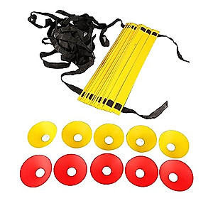 TYTOGE Speed Agility Train Kit Agility Football Ladder Soccer Cones Training Equipment with Bag