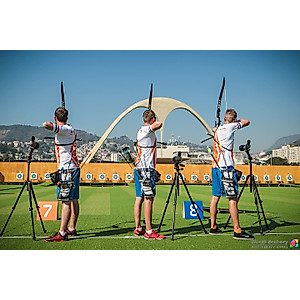 SUNYA Arrow Quiver, Hip Quiver for Compound Bow and Recurve Bow. Bow Quiver for Arrows. Field Archery Quiver - 3 Arrow Holder Slot