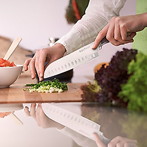 Tizona Collection Kitchen Knives - Chef's Knife, Serrated Bread Knife, Santoku, Carving, Paring, and Utility Knife - Premium Stainless Steel Cutlery Professional Cutting Utensils (8" Chef's Knife)